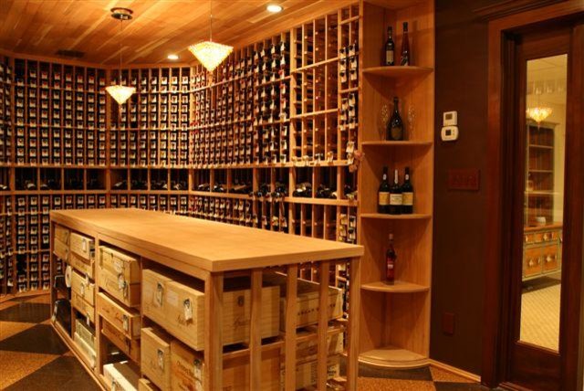 Additional Storage Space in this Ingenious Wine Cellar Design TX ...