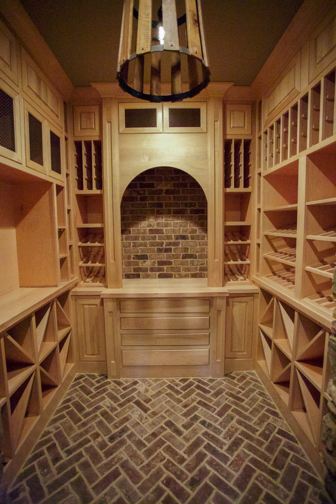 Brick, Stucco & Stone - Traditional - Wine Cellar - Other - by Ivey ...