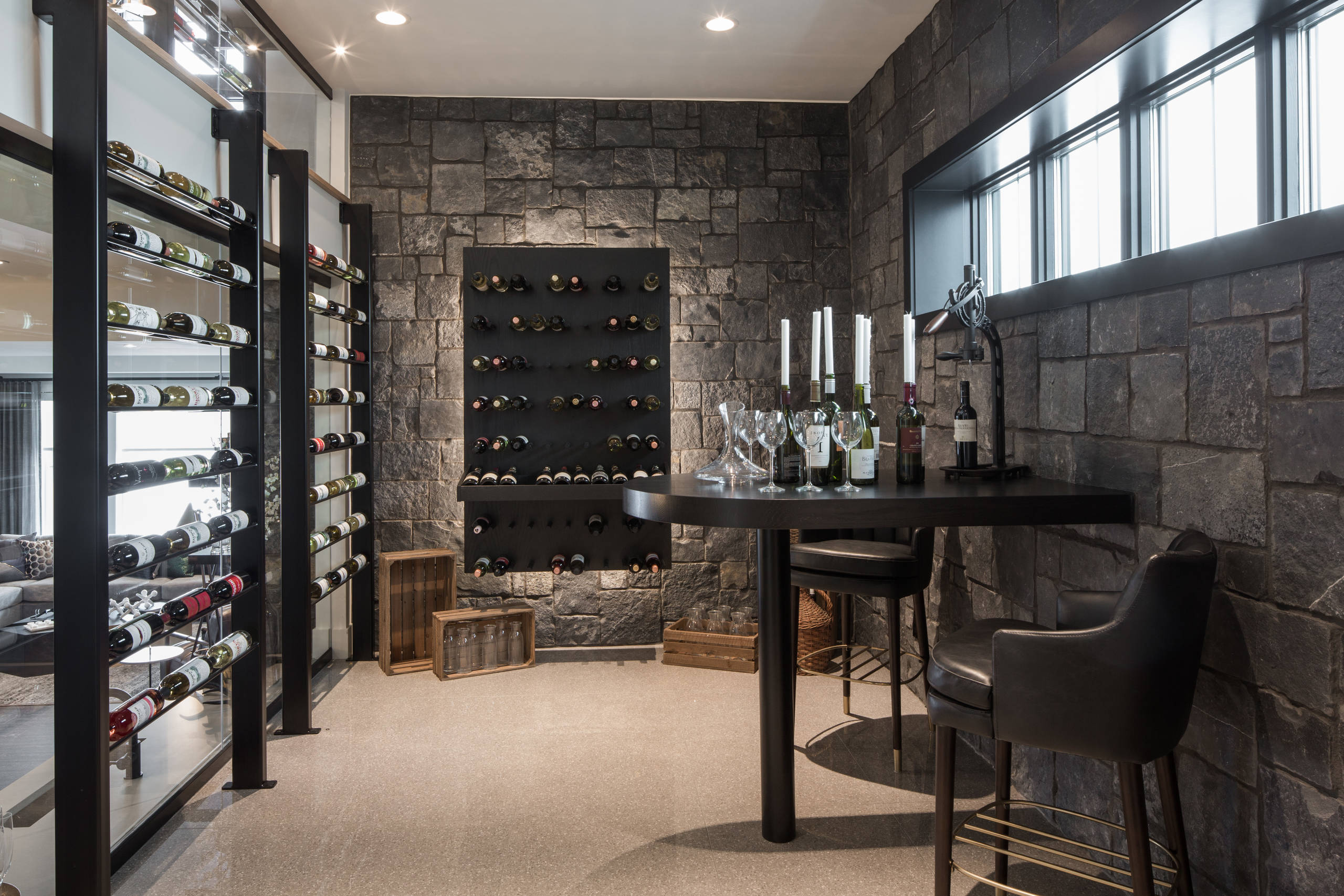 55+ STONE WINE CELLAR ( NATURAL LOOK ) - Wine storage rooms