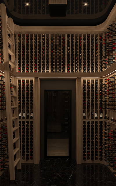 CAVEA- First Engineered Glass Wall for Wine Cellar - Wine Cellar ...