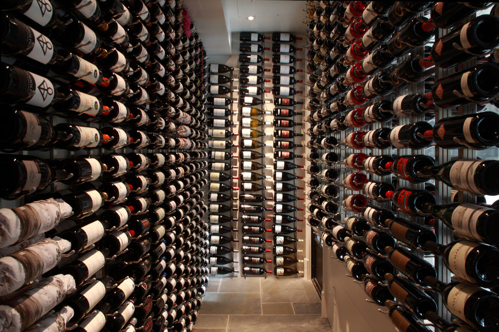 CellarMaker - Pool House Wine Cellar - Modern - Wine Cellar - Atlanta ...