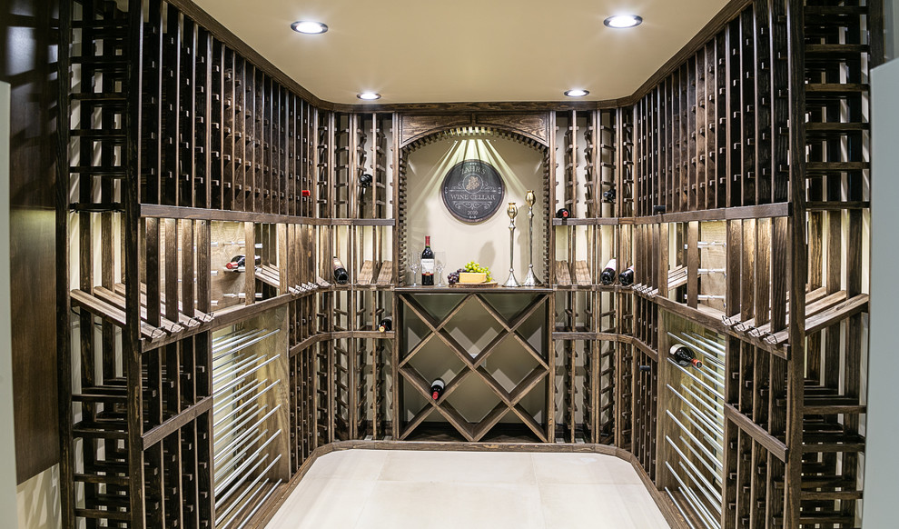 Chicago Traditional Wine Rooom - Traditional - Wine Cellar - Chicago ...