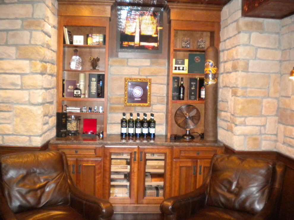Cigar/Scotch Room - Classique - Cave à Vin - Columbus - par SC Designs ...
