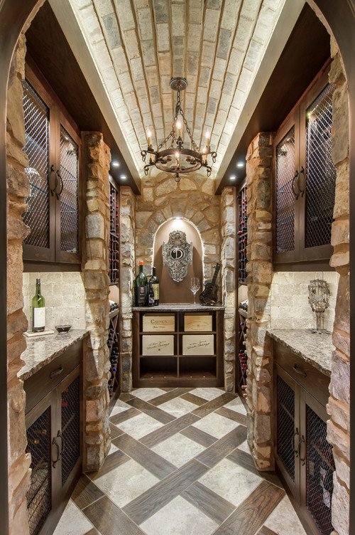 55+ STONE WINE CELLAR ( NATURAL LOOK ) - Wine storage rooms