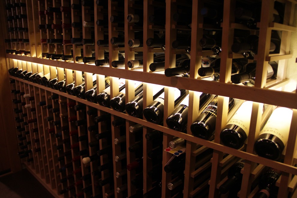 Closet to wine cellar - Traditional - Wine Cellar - Seattle - by Todd ...