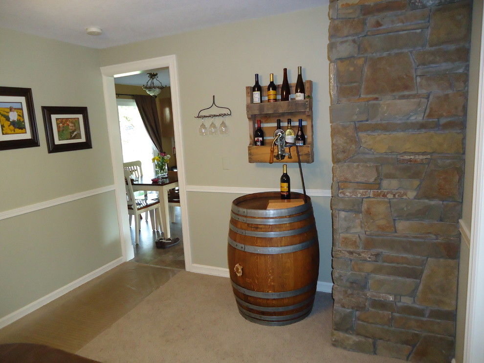 Column - Traditional - Wine Cellar - Portland - by Brown Bros. Masonry ...