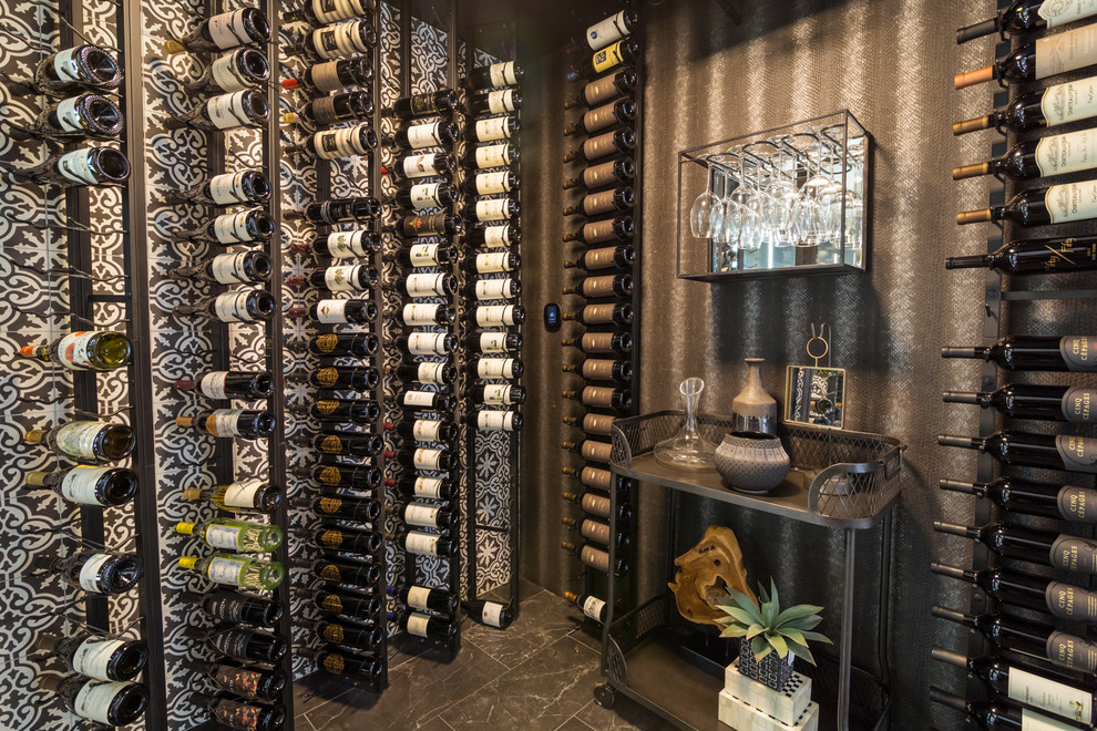 Corner Wine Room - Modern - Wine Cellar - Los Angeles - by JL Interiors ...