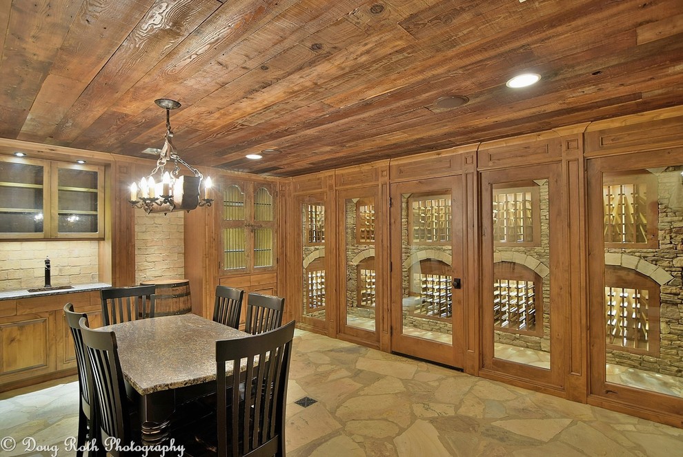 Custom Lakehouse - Traditional - Wine Cellar - Atlanta - by CPJ Custom ...