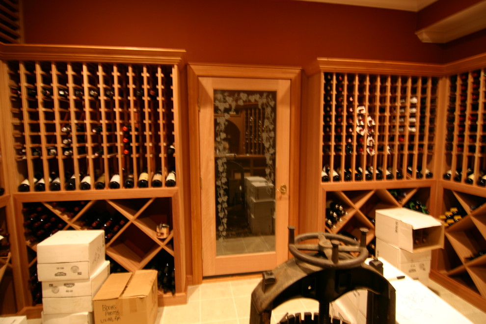 Custom Mahogany Wine Cellar - Traditional - Wine Cellar - New York - by ...