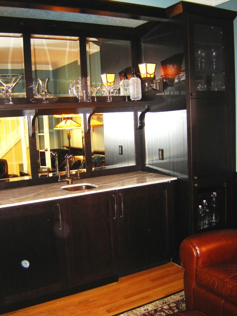 Den/Bar - Traditional - Wine Cellar - Portland - by Rhonda Knoche ...