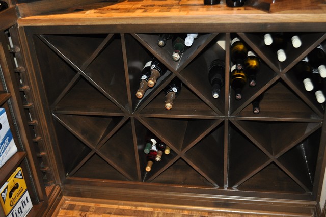 Diamond Bins Custom Wine Racks Texas Wine Cellar Builders - Traditional ...
