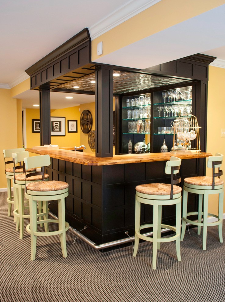 English Country Home - Traditional - Home Bar - DC Metro - by patricia ...