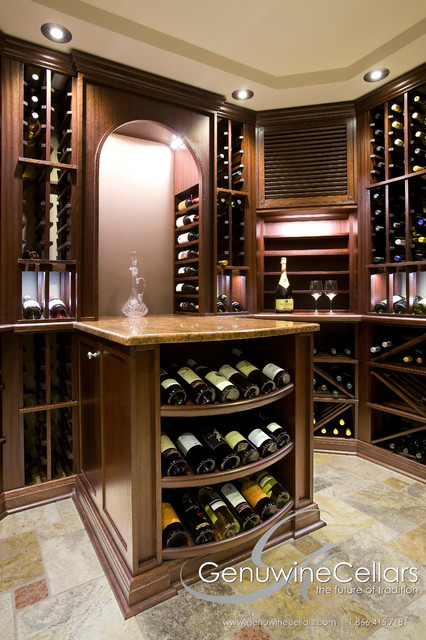 Genuwine Cellars - Sommelier Select - Custom Wine Cellar - Traditional ...