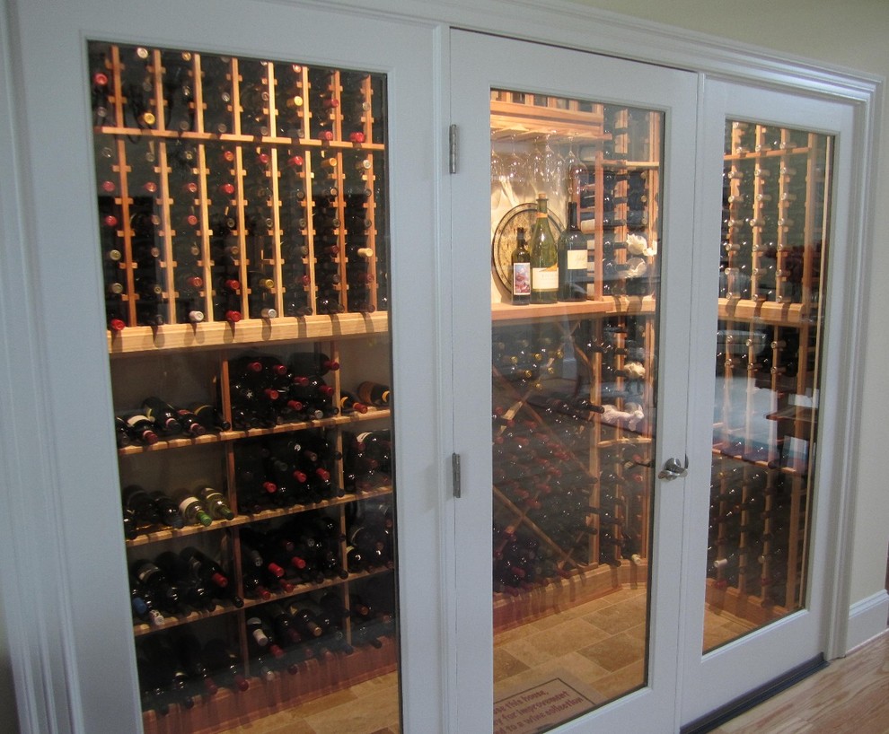 Glass Enclosed Wine Cellars - Traditional - Wine Cellar - Wilmington ...