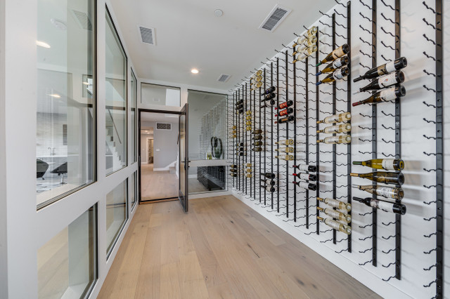 Heathfield House - Tubbs Fire Rebuild - Contemporain - Cave à Vin ...