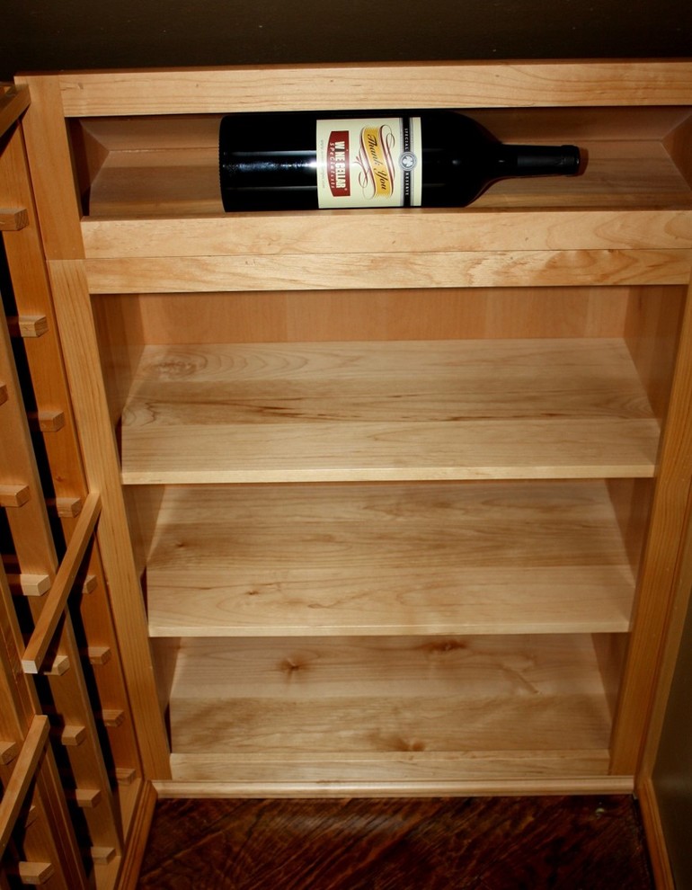 Horizontal Texas Wine Display Rack - Traditional - Wine Cellar - Dallas ...