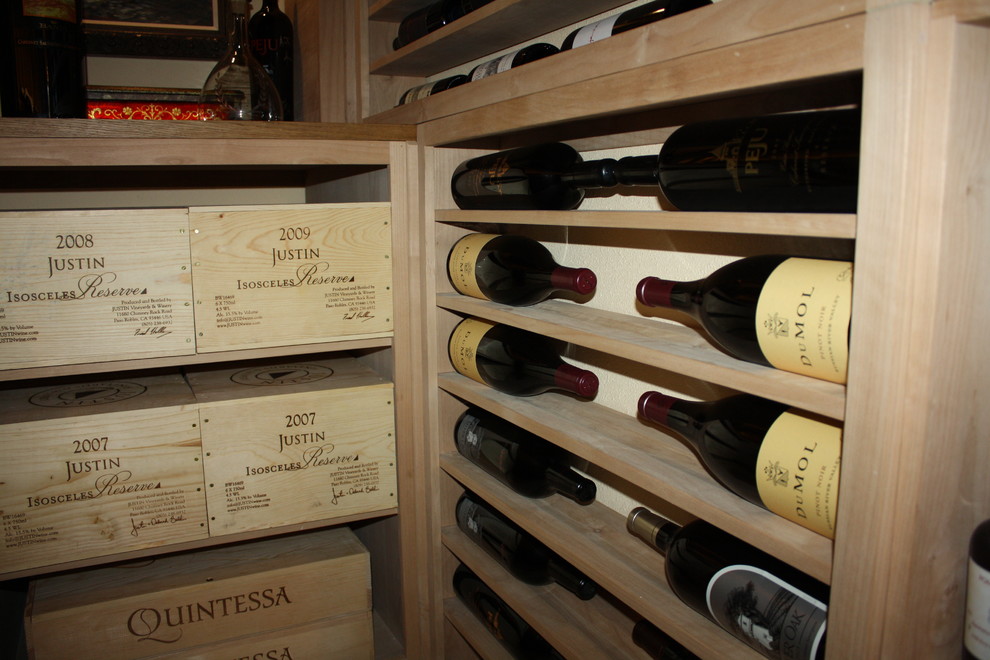 Knotty Alder Racks Texas Wine Cellar Builders - Traditional - Wine ...
