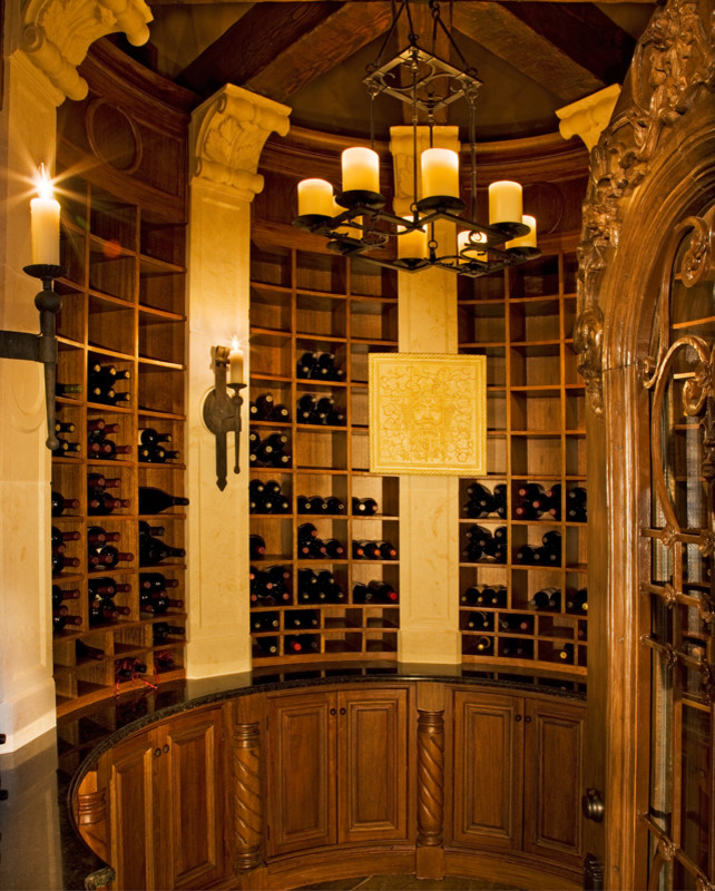 Lake Travis Estate - Mediterranean - Wine Cellar - Austin - by Sendero ...