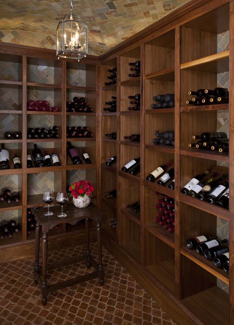 Larry E. Boerder Architects - Holloway - Traditional - Wine Cellar ...