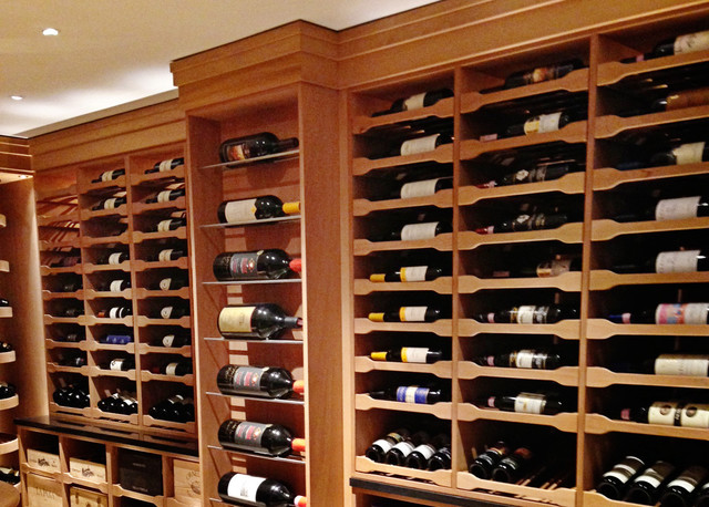 London Wine Cellar - Traditional - Wine Cellar - London - by Revel ...