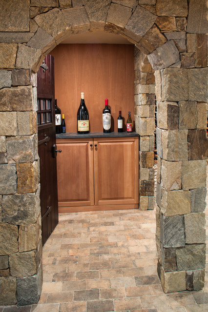 Long Branch Cabana Rustic Wine Cellar - Rustic - Wine Cellar - New York ...