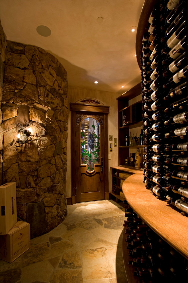 Loveland - Rustic - Wine Cellar - Denver - by Pioneer Log Homes of ...