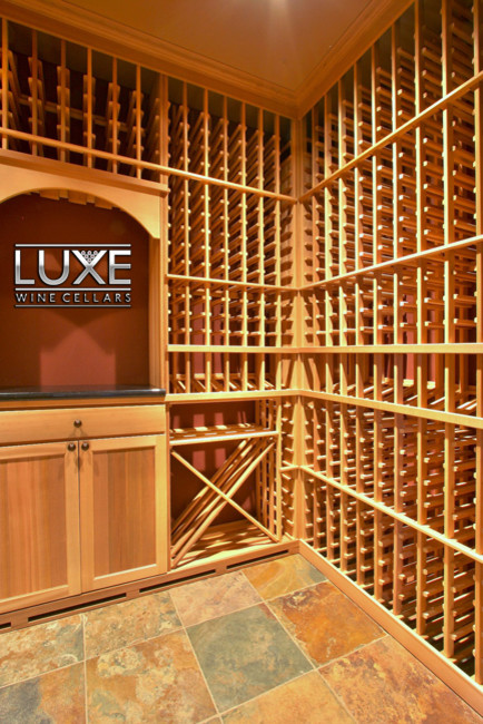 Luxe Wine Cellar - 1030 Cottle Cellar - Traditional - Wine Cellar ...