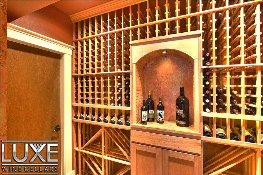 Luxe Wine Cellar - 964 bottle cellar - Traditional - Wine Cellar ...