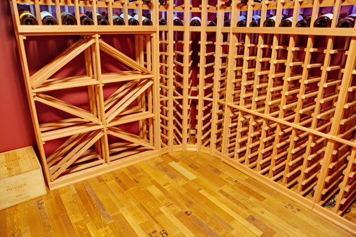 Modular Wood Racking - Traditional - Wine Cellar - Vancouver - by Blue ...