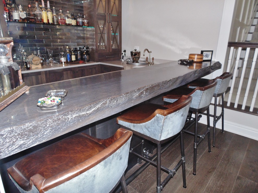Mountain Lakes Bar - Shabby-chic Style - Home Bar - New York - by Rob ...