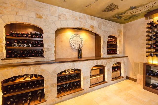 Old Meets New Wine Cellar - Transitional - Wine Cellar - Boston - by ...