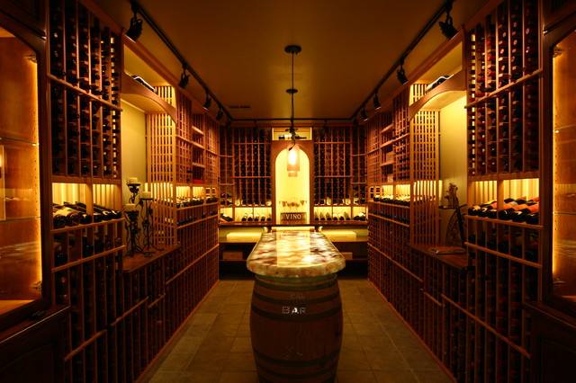PLYMOUTH WINE ROOM - Traditional - Wine Cellar - Sacramento - by Sims ...