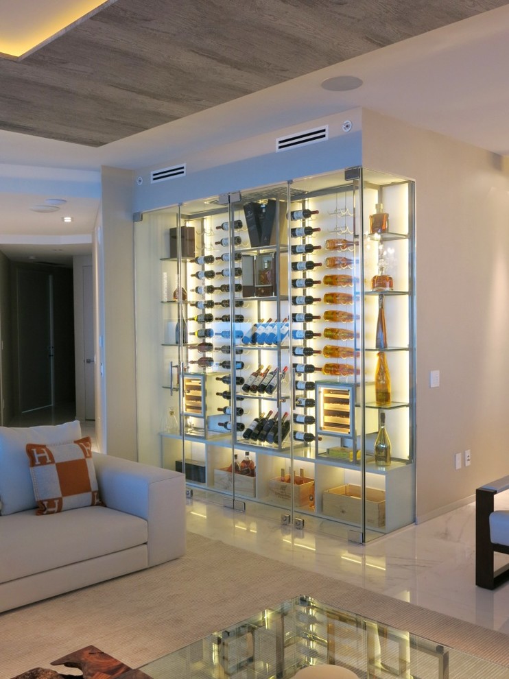 Porsche Design Tower I - Modern - Wine Cellar - Miami - by Dragon ...