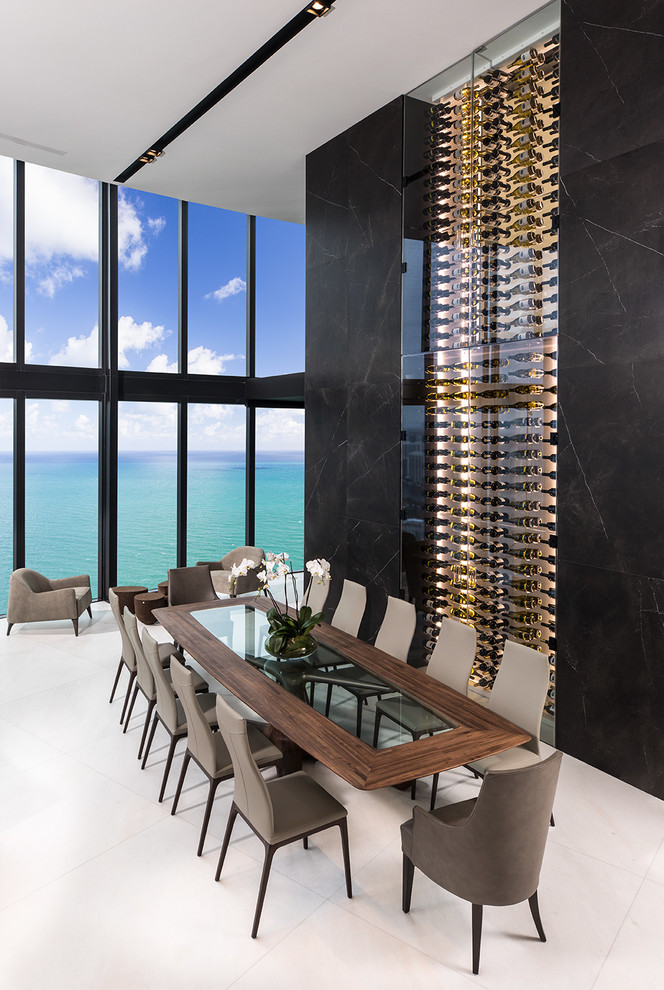 Porsche Design Tower II - Modern - Dining Room - Miami - by Dragon ...