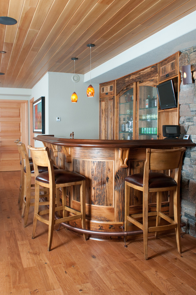 Reclaimed Wood Bar - Rustic - Wine Cellar - Toronto - by Final Touch ...