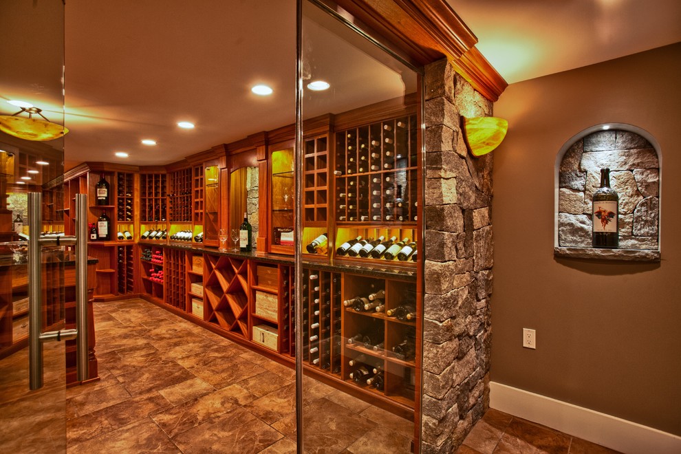 Rolling Hills Wine Cellar - Traditional - Wine Cellar - Boston - by ...