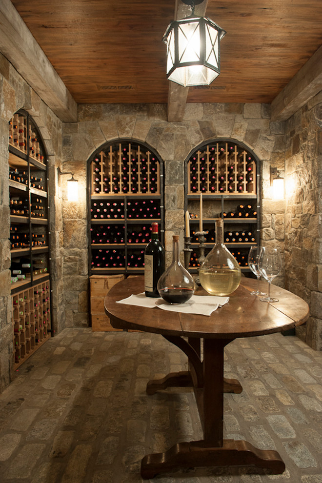 Rowayton - Rustic - Wine Cellar - New York - by Orrick & Company | Houzz UK