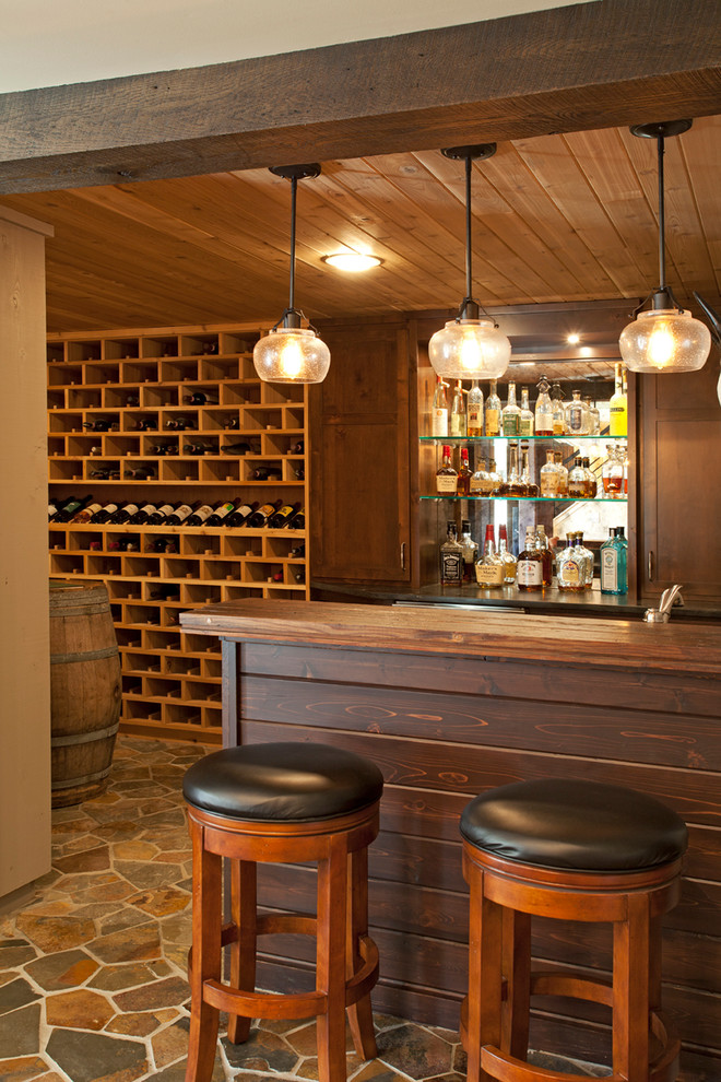 Rustic Glam - Rustic - Home Bar - Minneapolis - by Ridge Creek Custom ...