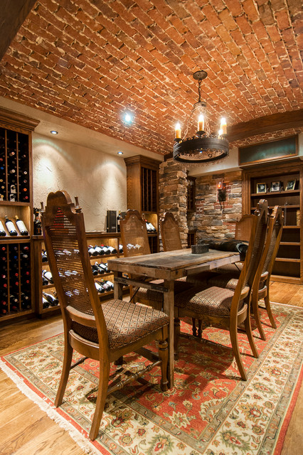 Rustic Wine Cellar - Rustic - Wine Cellar - Raleigh - by Whitaker Mill ...