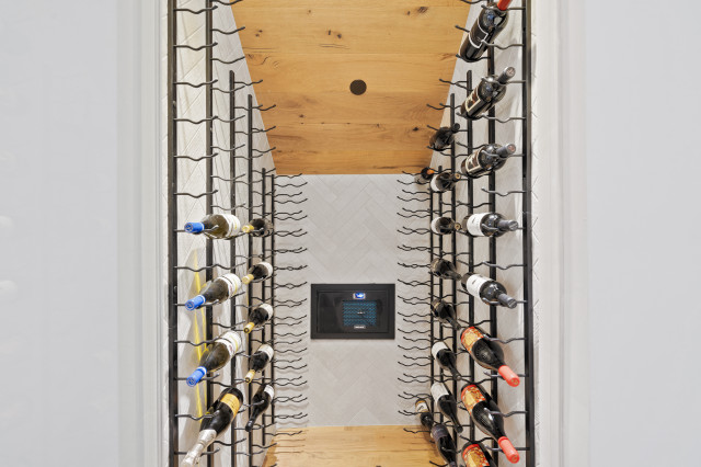 San Carlos, CA | Modern Farmhouse | Wine Cellar - Country - Wine Cellar ...
