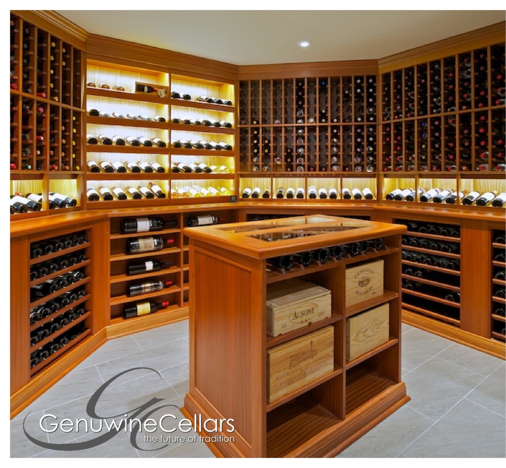 Sommelier Select - Custom Wine Cellars - Traditional - Wine Cellar ...