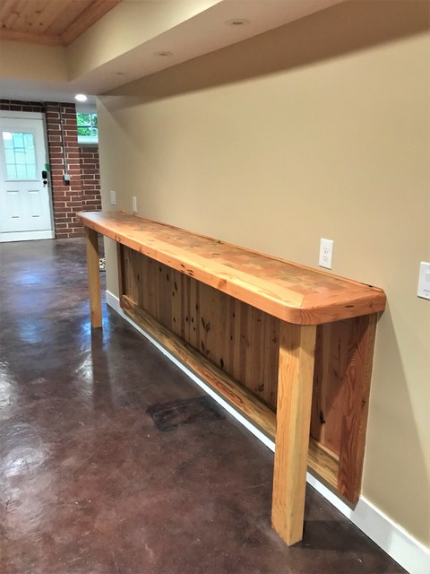 Springdale Road - Basement Renovation with Wine Cellar - Rustic - Wine ...