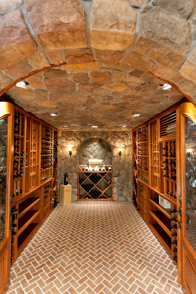 Stone Wine Room - Traditional - Wine Cellar - New York - by Joseph and ...