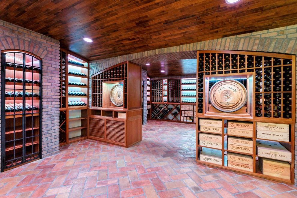Tenafly NJ Tuscan masterpiece - Traditional - Wine Cellar - New York ...