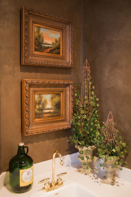 Venetian Plaster Butler's Pantry - Traditional - Wine Cellar - Detroit ...
