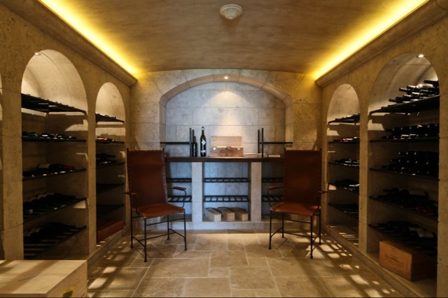 Vin de Garde Custom Modern Wine Cellar Designs (Arches) - Modern - Wine ...