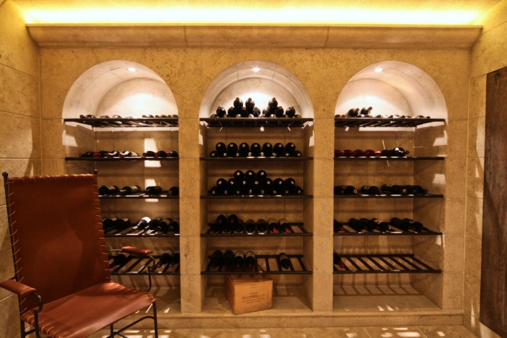 Vin de Garde Custom Modern Wine Cellar Designs (Arches) - Modern - Wine ...