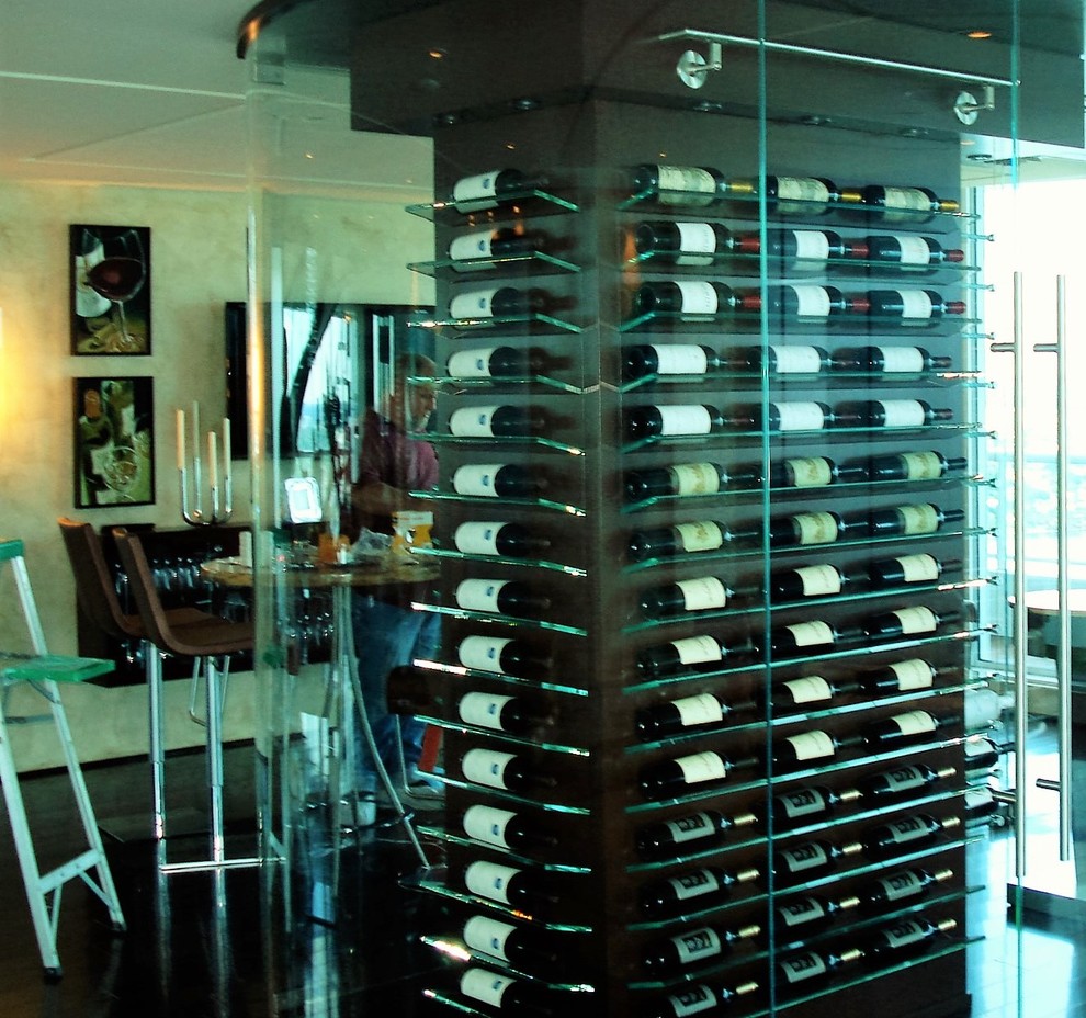 W Hotel Penthouse - Contemporary - Wine Cellar - Miami - by One Coast ...