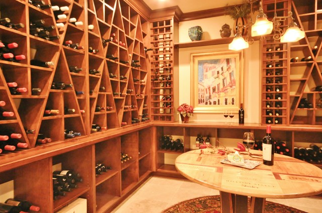 Walk-In Wine Room - Traditional - Wine Cellar - Charlotte - by Guthmann ...