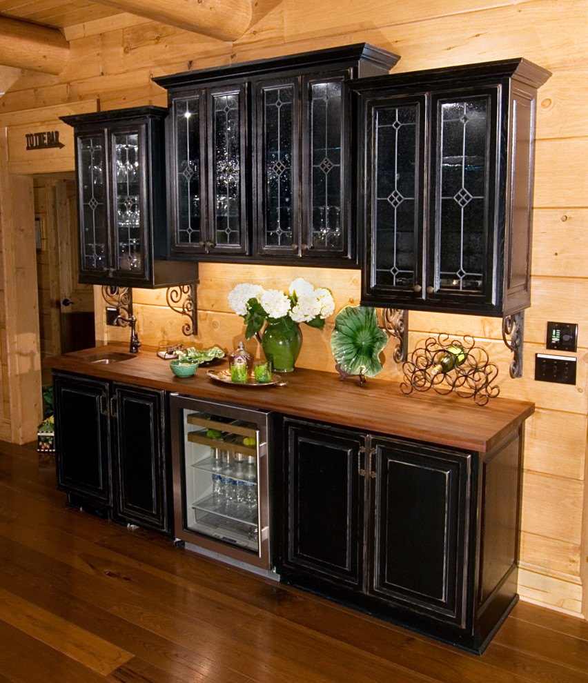 Wet Bar - Rustic - Wine Cellar - Charlotte - by Distinctive Cabinetry ...